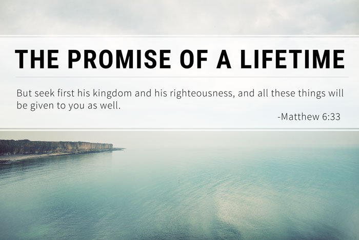 The Promise Of A Lifetime – Grace thru faith